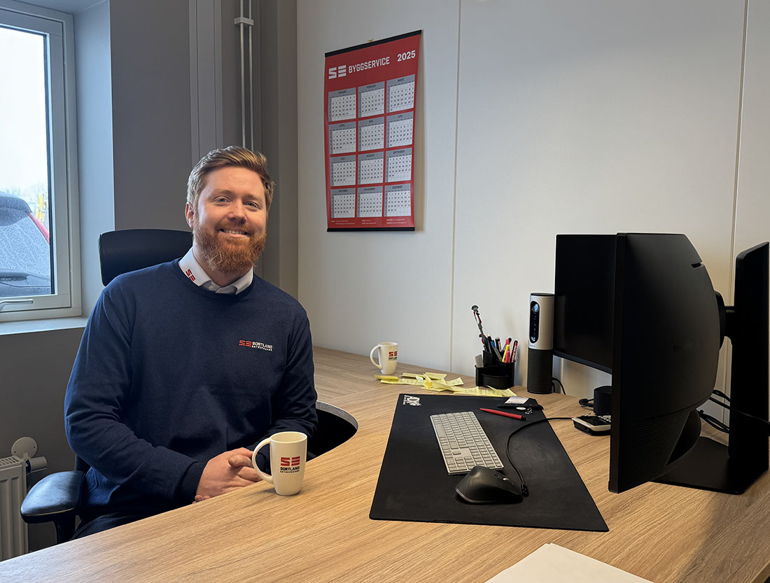 Hils på Simen, vår nye prosjektleder! | Sortland Entreprenør